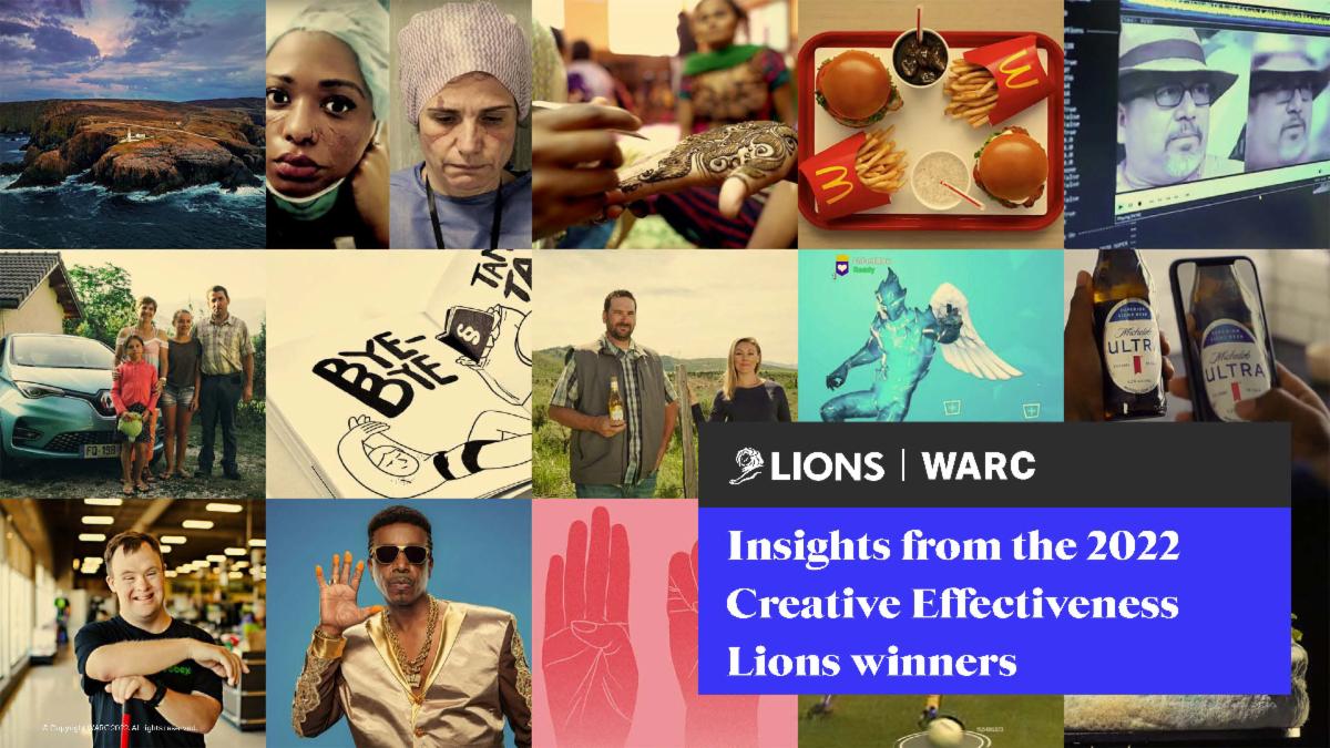 HURA | WARC otkriva izvješće pobjednika Cannes Lions Creative ...