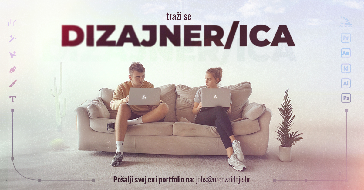 HURA | Ured za ideje je u potrazi za grafičkim dizajnerom (m/ž)!